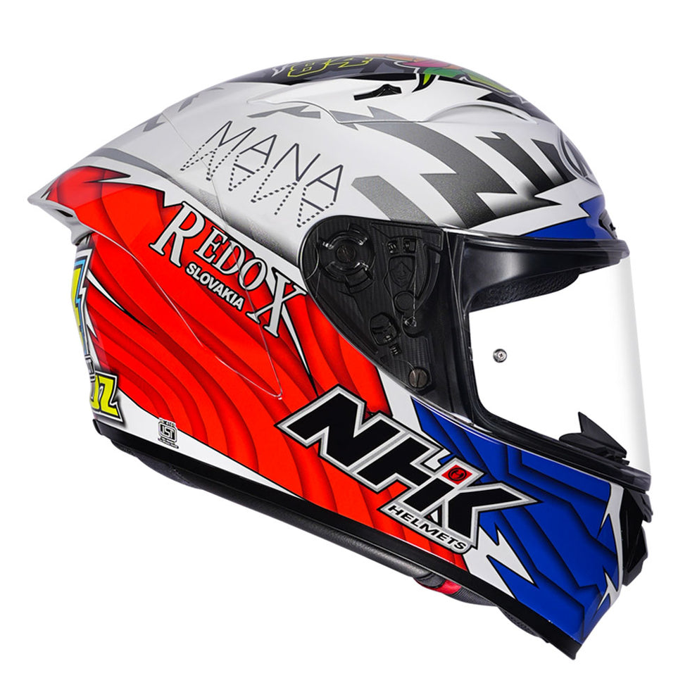 GP R TECH STREET JAKUB #2 WHITE ORANGE GLOSSY – NHK Helmets