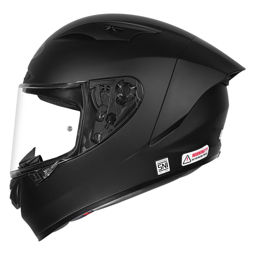 GPR Tech Street Solid Black Matt – NHK Helmets